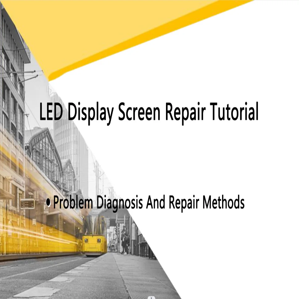 Selling-LED-maintenance-tutorials-Vdeo-Tutorials-and-Graphic-Tutorials ...