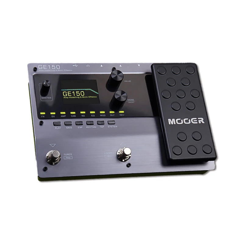 MOOER GE150 기타 페달, 멀티 이펙트 앰프, OTG 루퍼, 151 이펙트 탭 템포 기타 액세서리| | - AliExpress