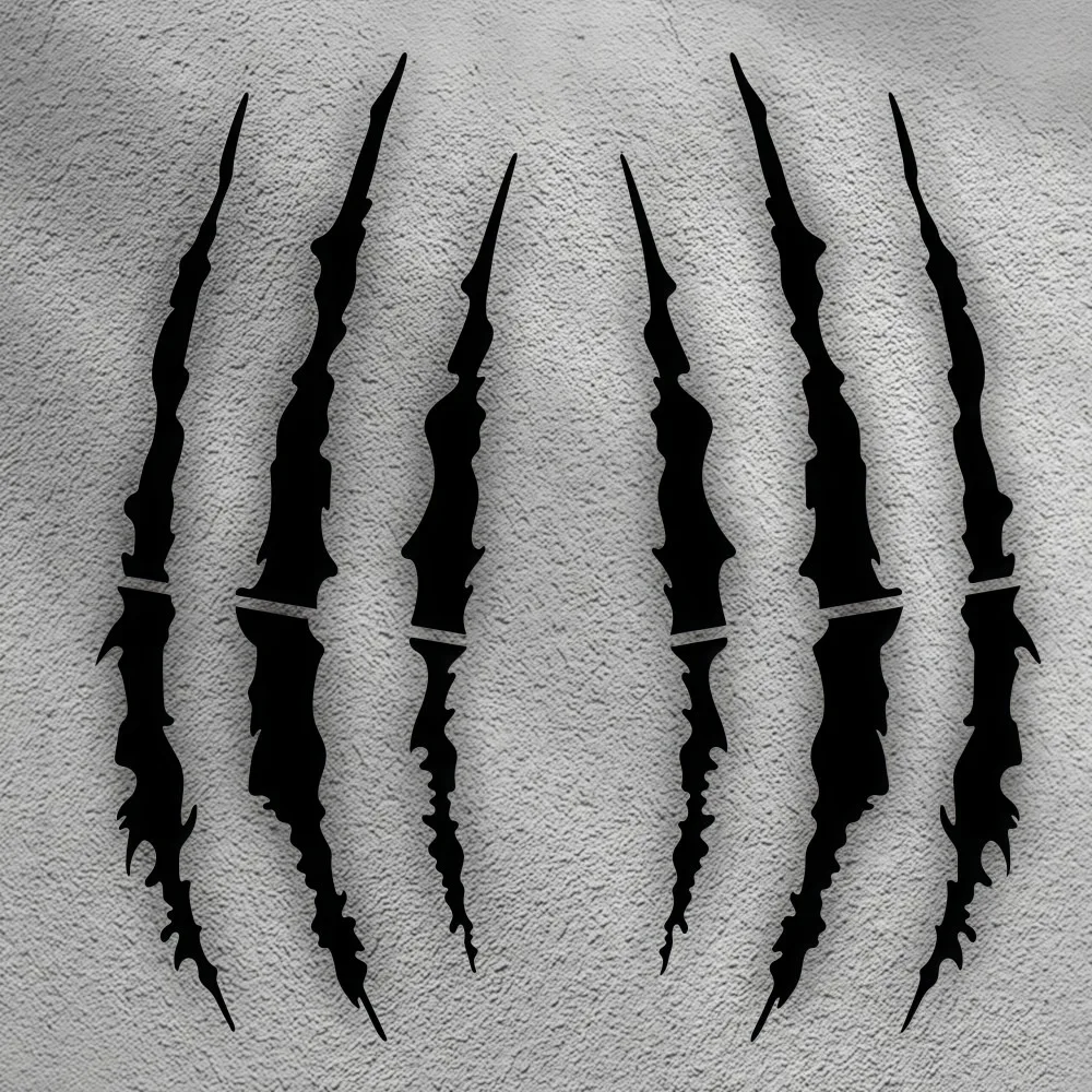 Demon Claw Motorcycle Stickers Vinyl Covering Scratches Helmet Stickers ...