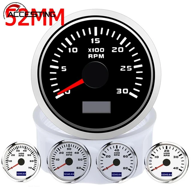 52MM Diesel Engine Tachometer Sensor RPM Gauge REV Counter, 43% OFF