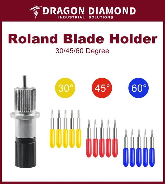 15 Pcs Cutter Blades Aluminum 15pc Vinyl Cutter Blades Set - 30/45/60 ...