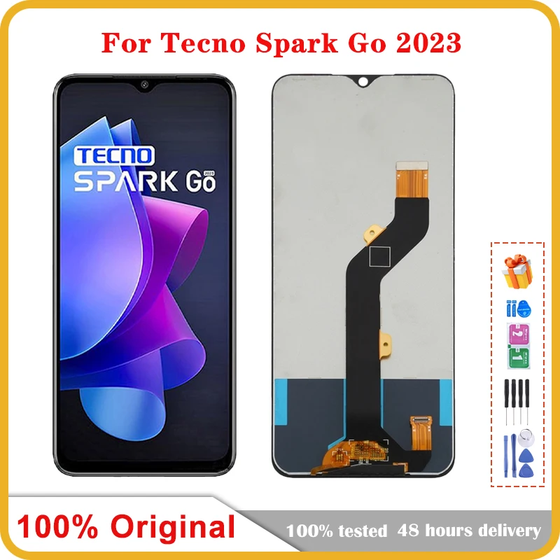 Original-For-Tecno-Spark-Go-2023-LCD-BF7-Display-Screen-Touch-Panel ...