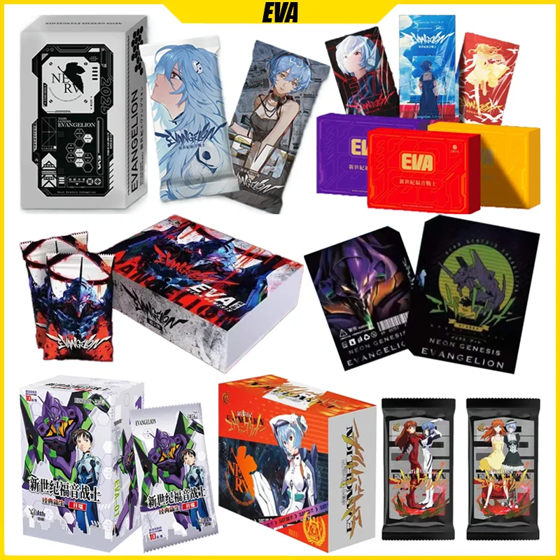 HUANHAI EVA Cards Kayou Asuka Ayanami Rei Anime Figure Collection Cards ...