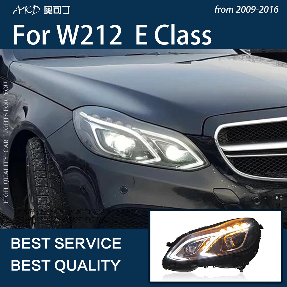 Car-Lights-for-W212-2009-2016-E-Class-E200-E300-LED-Auto-Headlight ...
