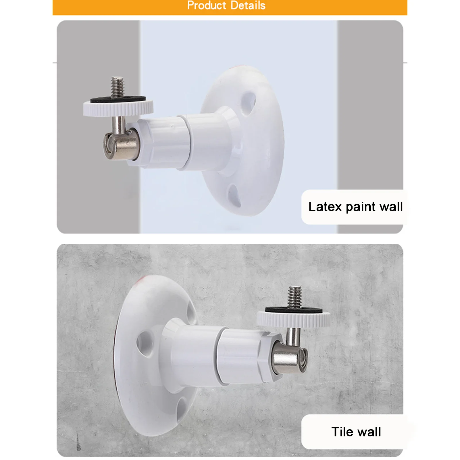 Support mural réglable pour caméra de surveillance de sécurité,support ...