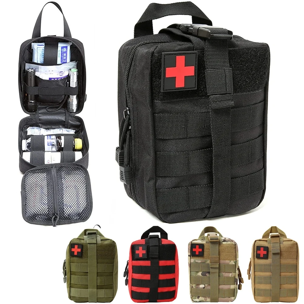 Tactical Medical Bag Molle Pouch First Aid Kits Outdoor Hunting Car ...
