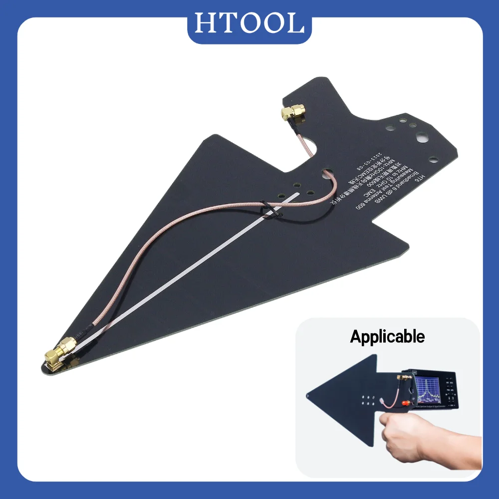 HTOOL-HT6-Log-Periodic-Antenna-600MHz-10GHz-Gain-6dBi-Typ-50-SMA-Male ...