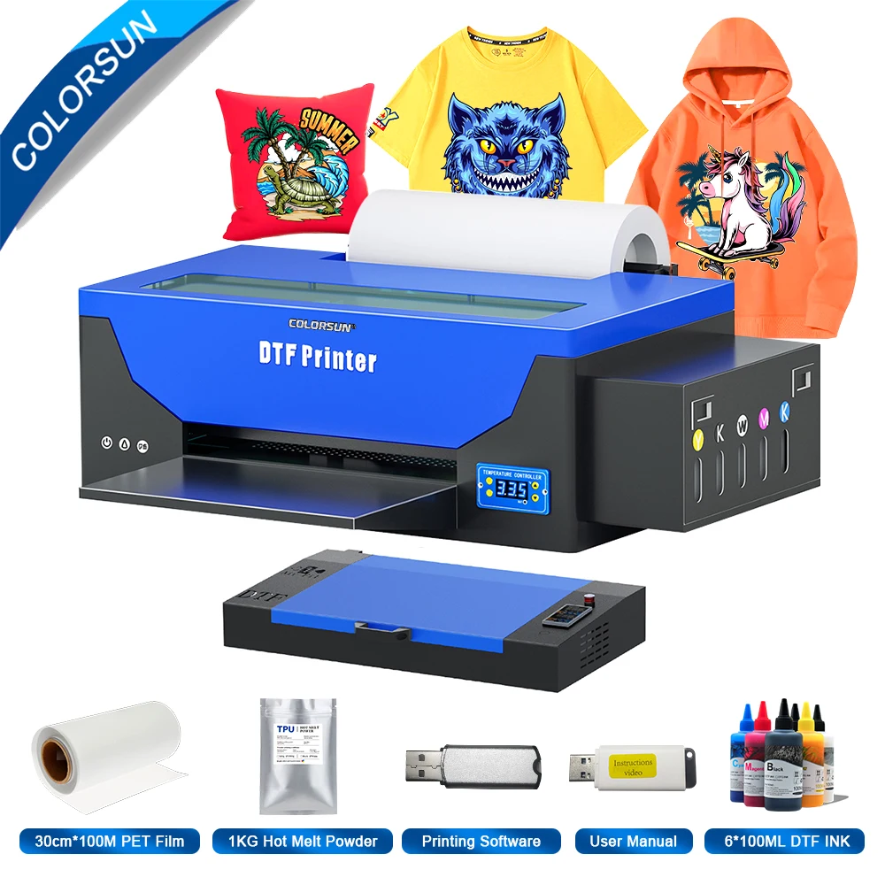 Colorsun-A3-DTF-Printer-R1390-textile-printer-Machine-dtf-printer-a3-impresoras-dtf-Printer-For ...
