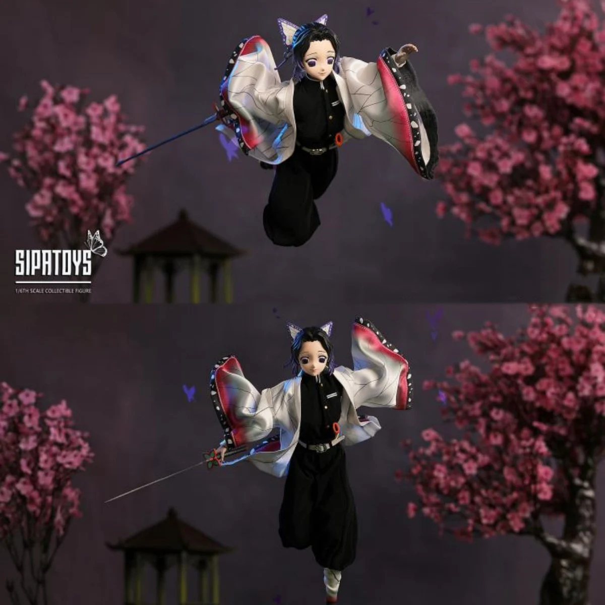 SIPATOYS-SIP002-1-6-Scale-Demon-Slayer-Kochou-Shinobu-Head-Sculpt ...