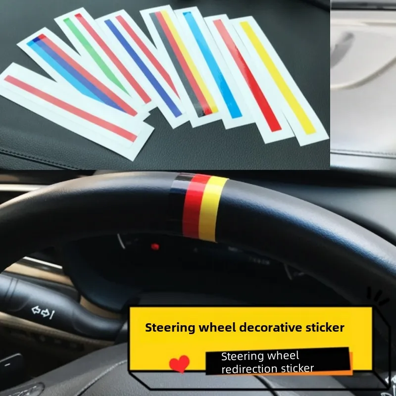 1PC Car Sticker Colored Germany Italy Franch Russia National Flag ...