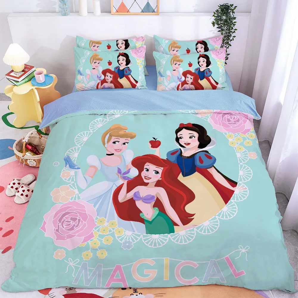 Disney-Princess-Bedding-Set-Duvet-Cover-Sets-for-Baby-Children-Girls ...