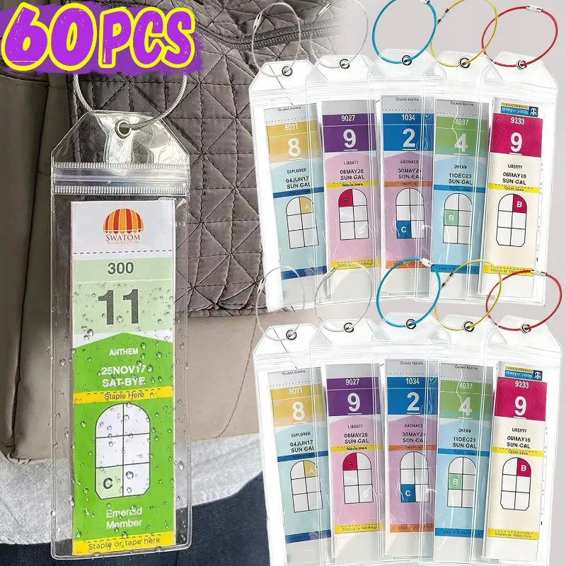 1/60Pcs Cruise Luggage Suitcase Tag Label for Easy Sorting Waterproof ...