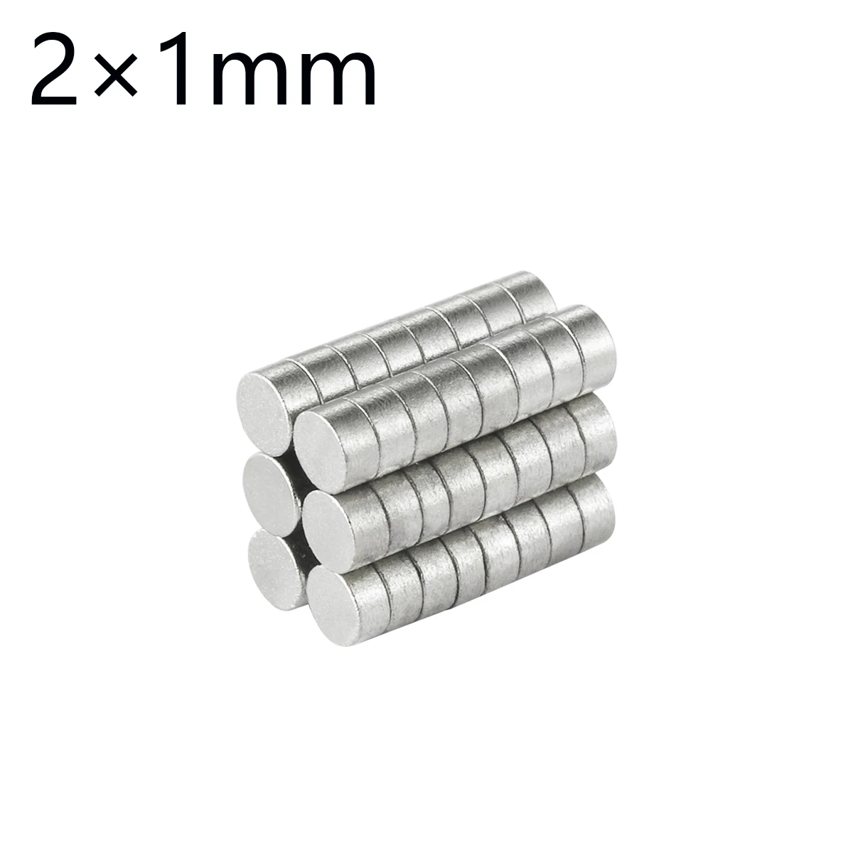 50-1000pcs-2x1mm-Small-Mini-Disc-Round-Powerful-Neodymium-Magnet-Rare ...