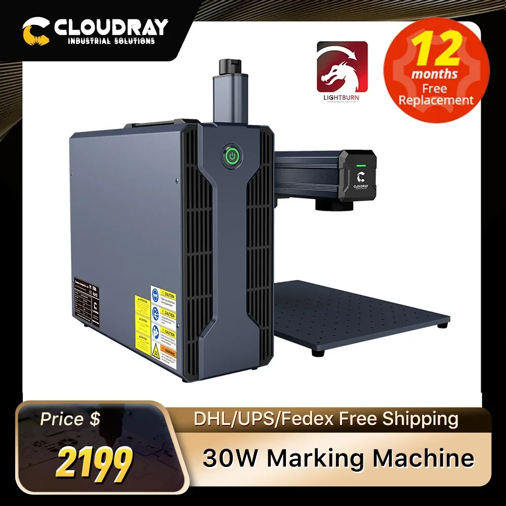 Cloudray-30W-Raycus-Fiber-Laser-Marking-Machine-For-Cutting-Jewelry ...