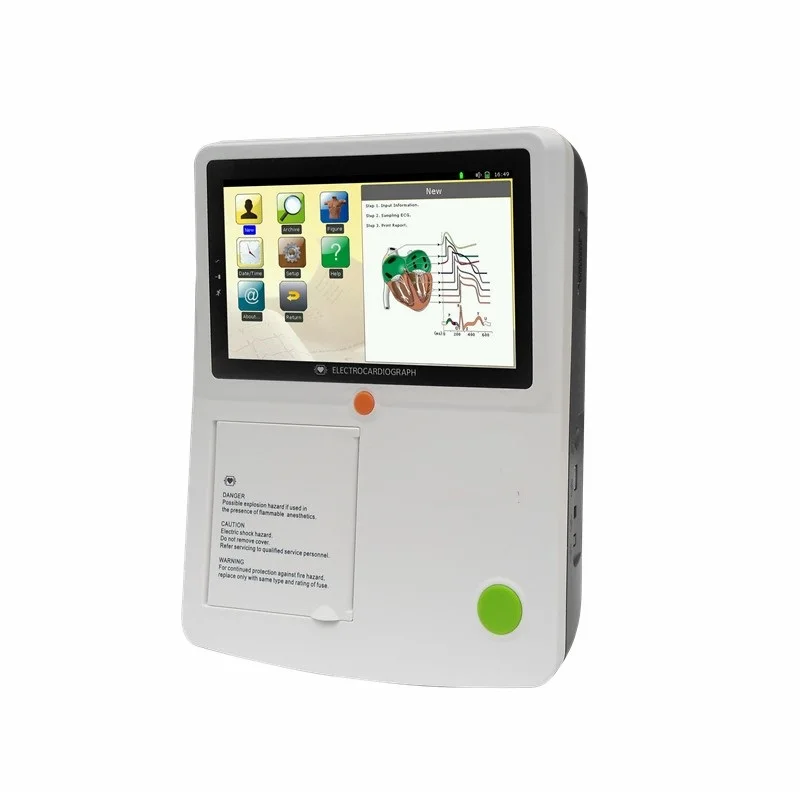 7-Inch-Touch-Screen-Three-3-Channel-LCD-Display-ECG-EKG-Machine ...
