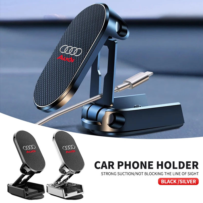 Magnetic-Car-Phone-Holder-Mount-Magnet-Smartphone-Mobile-Stand-For-Audi ...