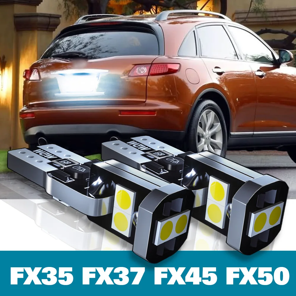 2pcs-LED-License-Plate-Light-For-Infiniti-FX35-FX37-FX45-FX50 ...