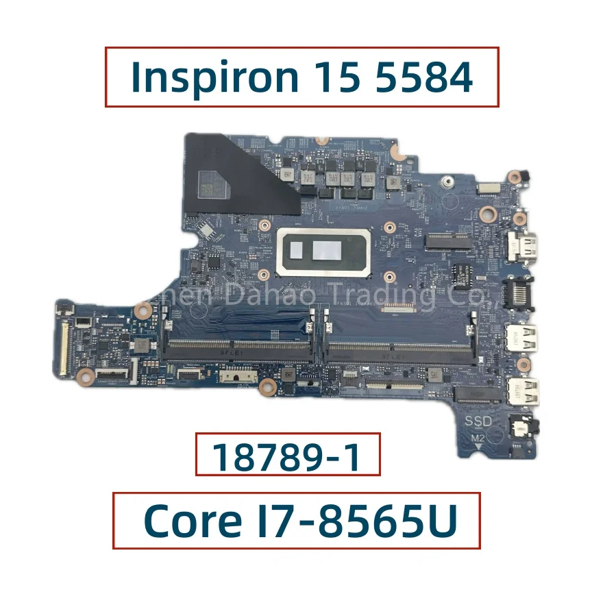 18789-1-Mainboard-For-Dell-Inspiron-15-5584-Laptop-Motherboard-With-I3 ...