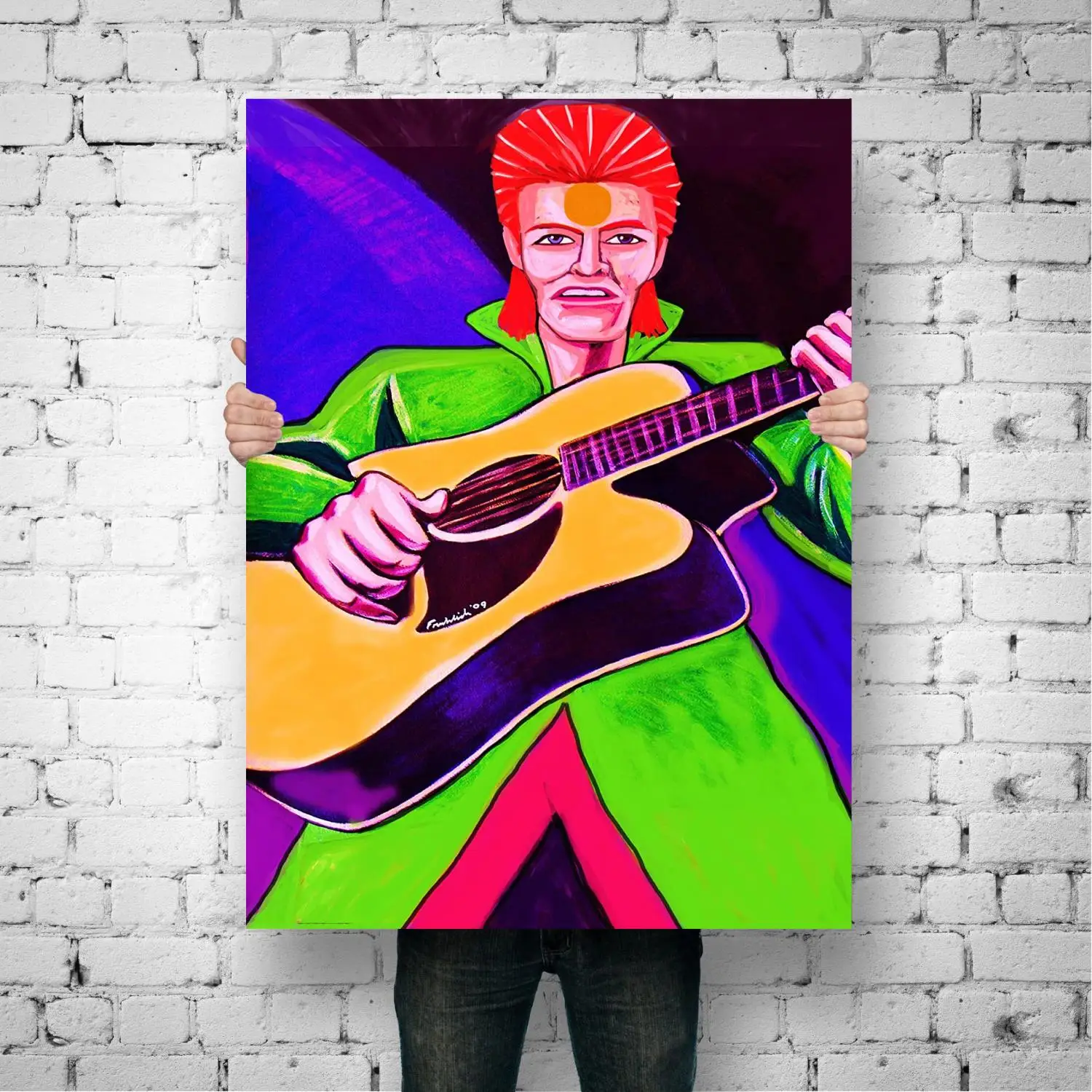 Ziggy Looking Over Wall