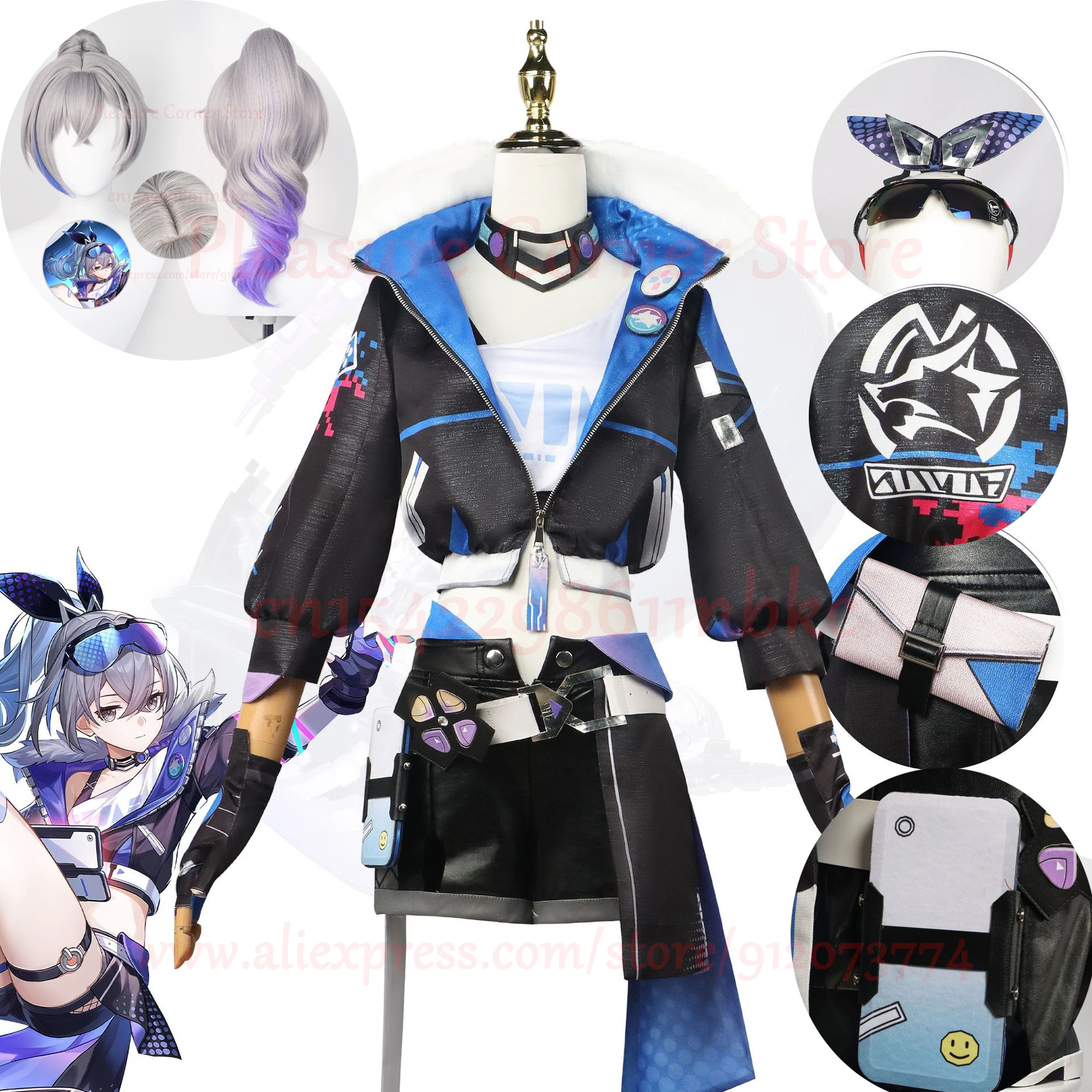 Silver-Wolf-Full-Set-Cosplay-Costume-Game-Honkai-Start-Rail-Silver-Wolf ...