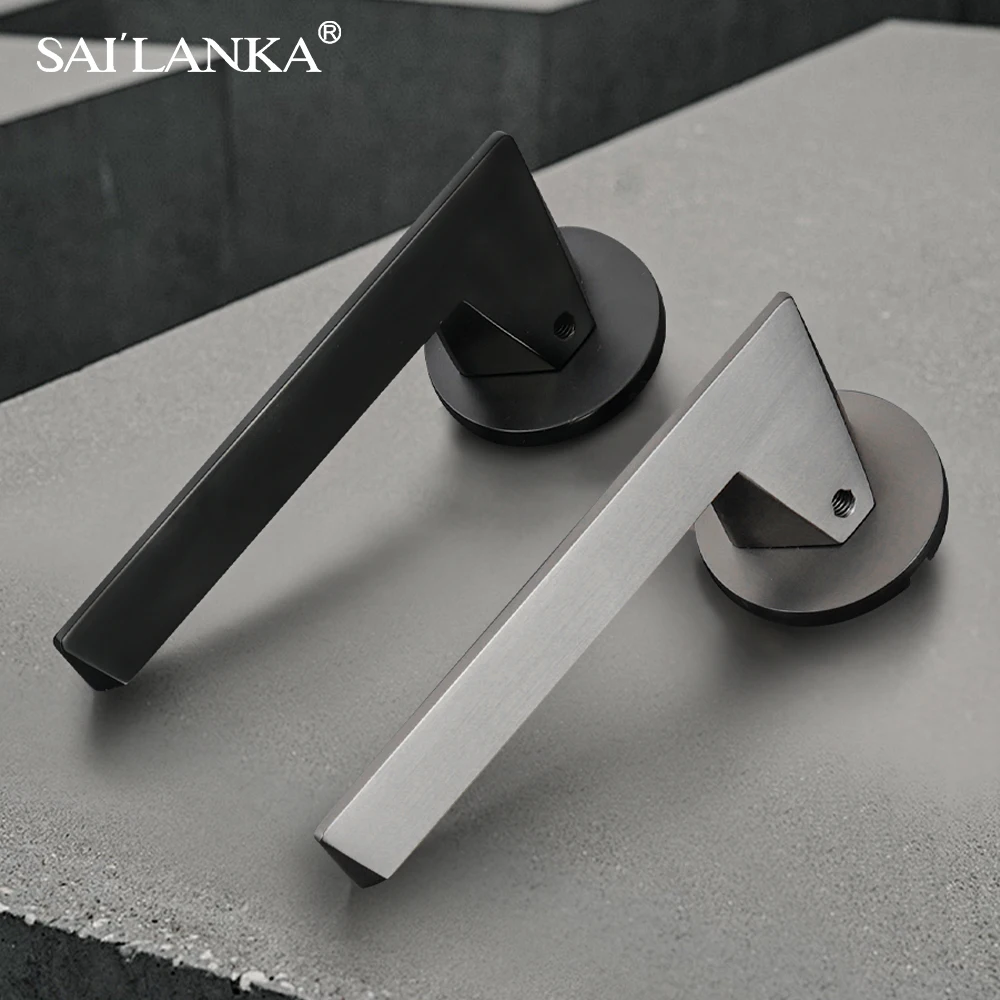 SAILANKA-2PCs-Door-Handle-Lock-Doors-Entrance-Keyed-Locks-Home-Use-for ...