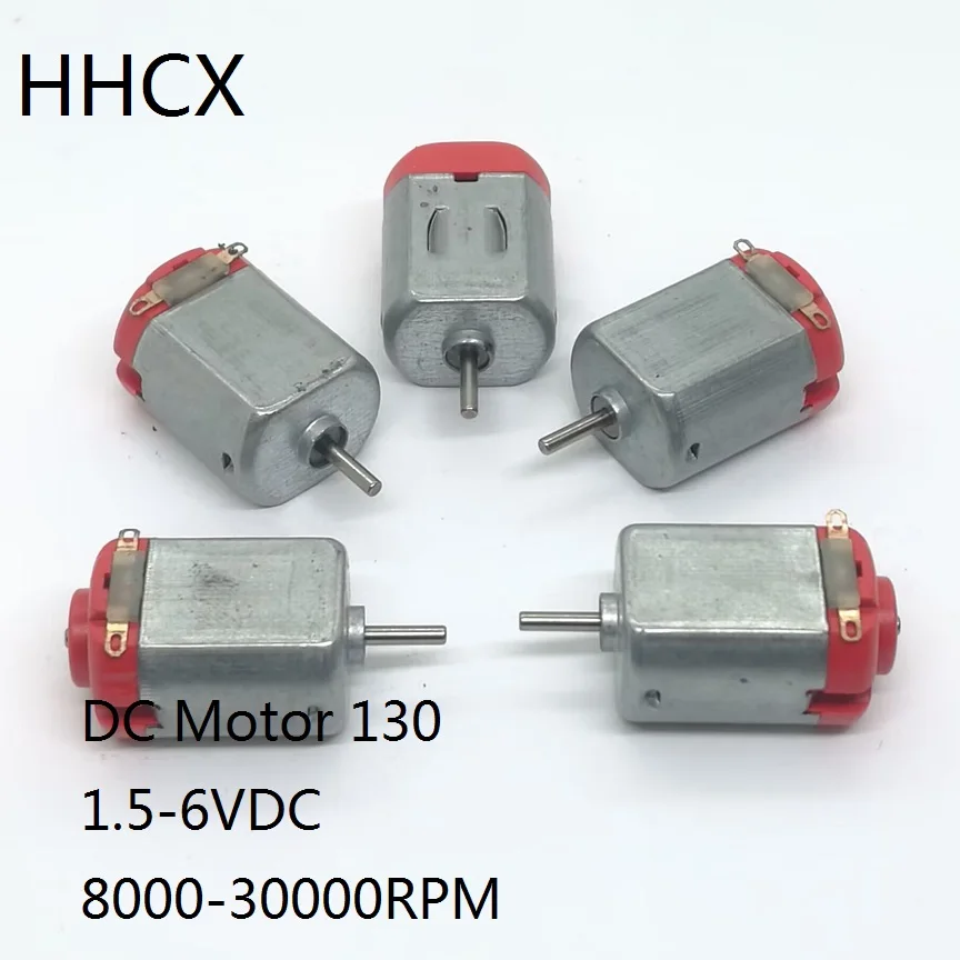1 2 5PCS DC Motor FA-130 1.5-6VDC 16500RPM Brand New Motor 130 For DIY ...