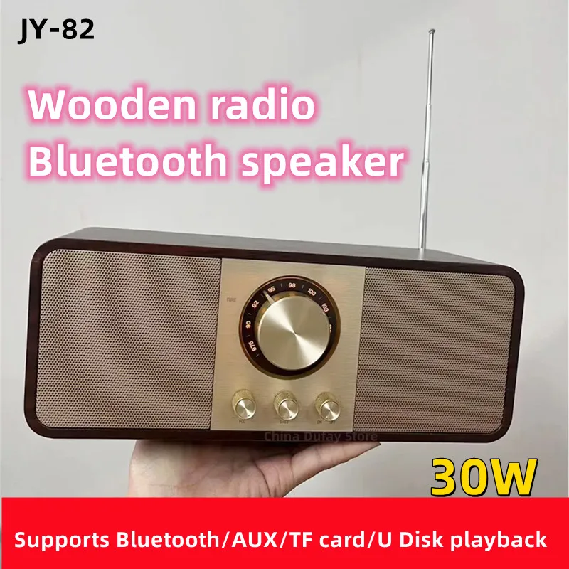 Retro-Classic-Soundbox-Wooden-Wireless-Bluetooth-Speakers-Super-Bass ...