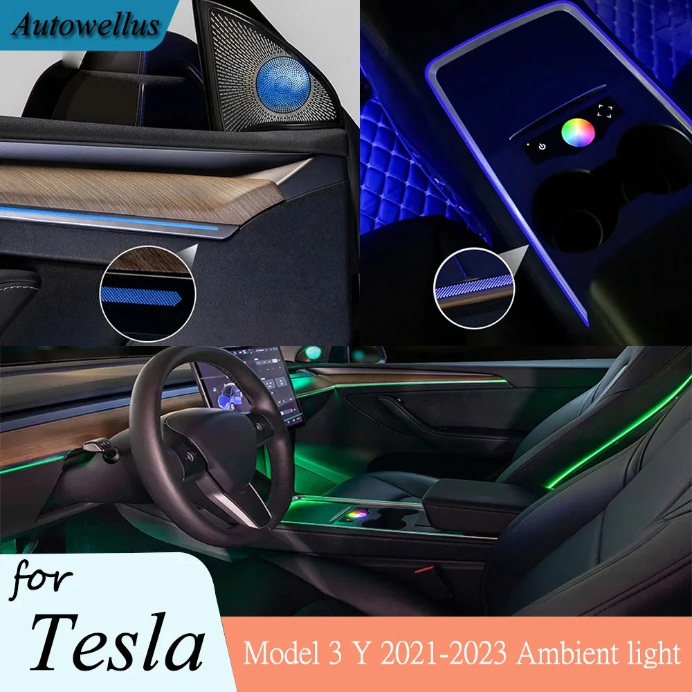 New-design-For-Tesla-Model-3-Model-Y-2021-2023-Laser-Carving-Hollow-out ...