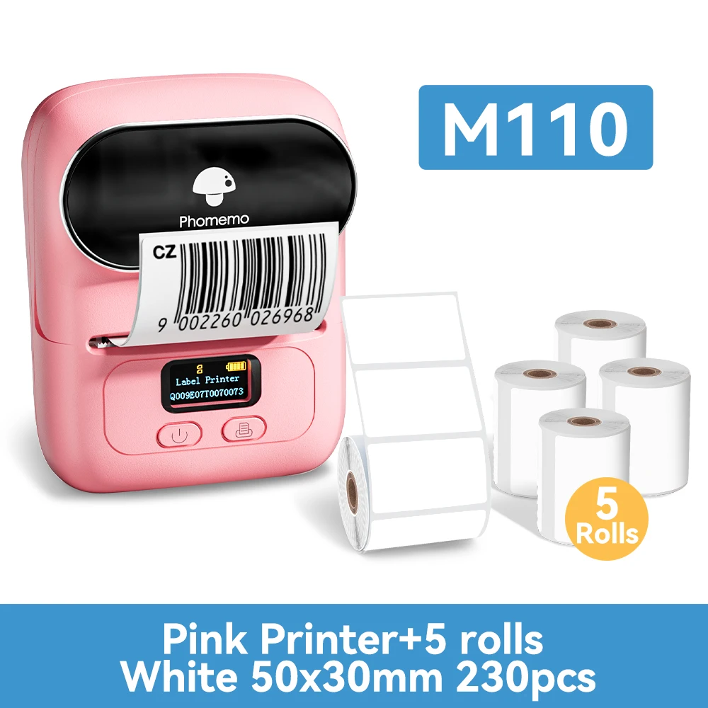 Phomemo-Mini-Portable-Thermal-Printer-Self-adhesive-Label-Printer-For ...
