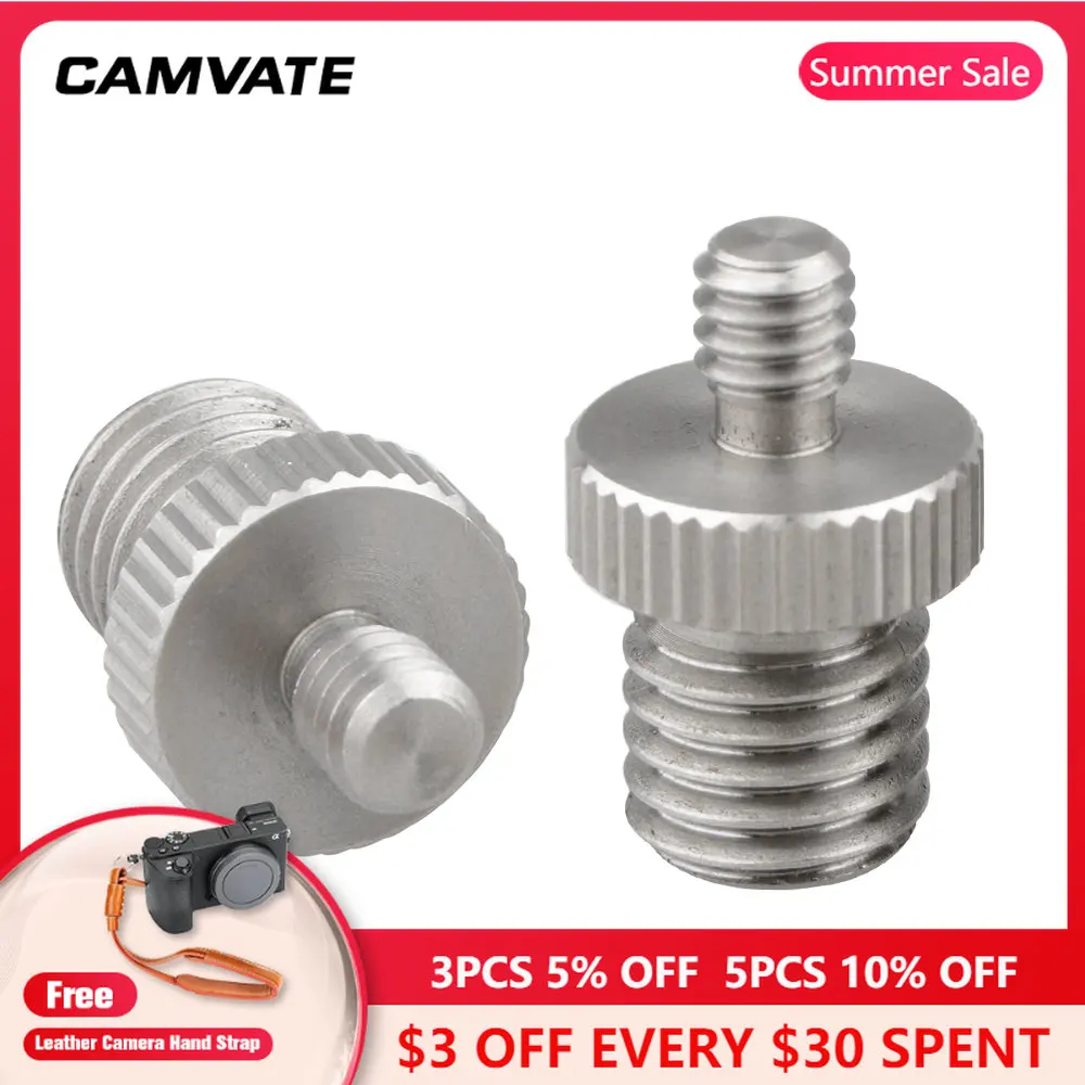 Camvate Camera Screw Adapter With 1/4"-20 Male To M12 Male Thread For ...