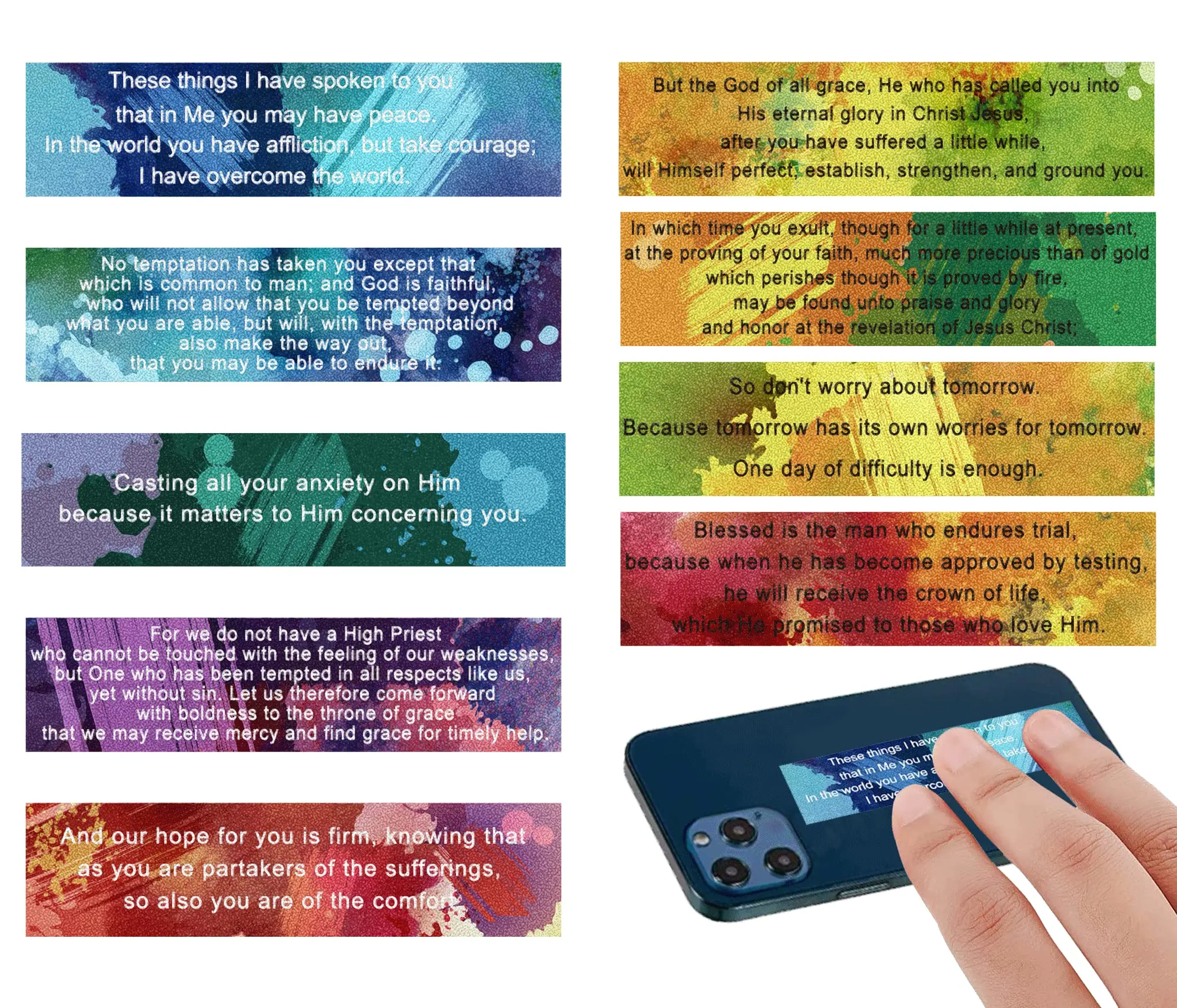 36Pcs-Natural-Style-Bible-Anxiety-Sensory-Stickers-Roughness-to-the ...
