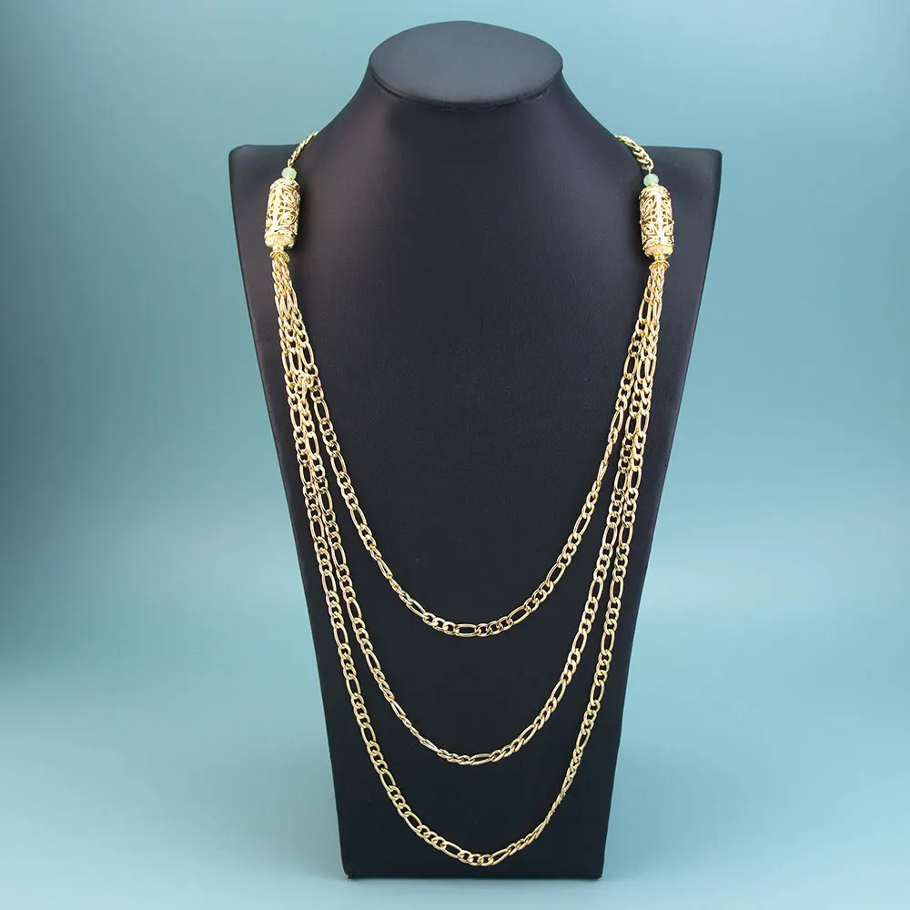 Sunspicems-Gold-Color-Algeria-Chain-Necklace-Arab-Women-Necklace-Long ...