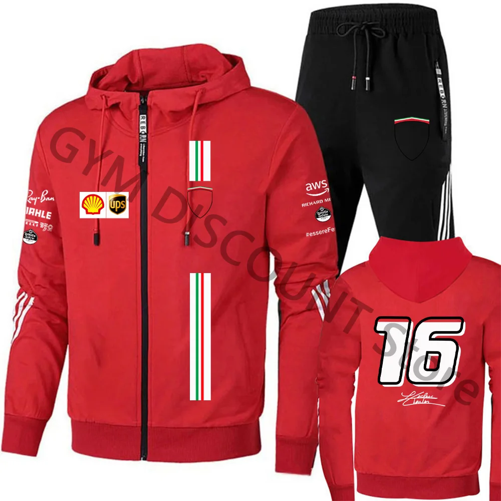 2022 Formula 1 Racer Charles Leclerc F1 Team Racing Fans Spring Autumn ...