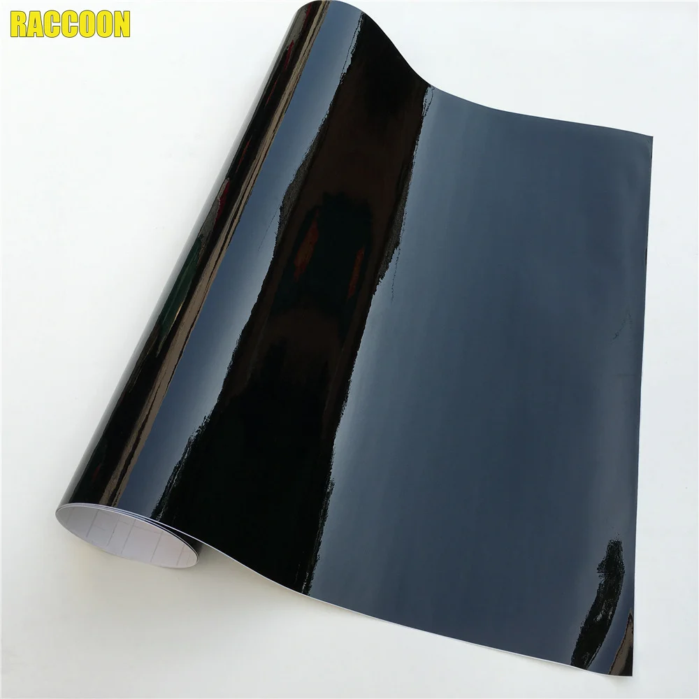Car-Sticker-Glossy-Black-Vinyl-Wrap-Film-Gloss-Black-Self-Adhesive ...