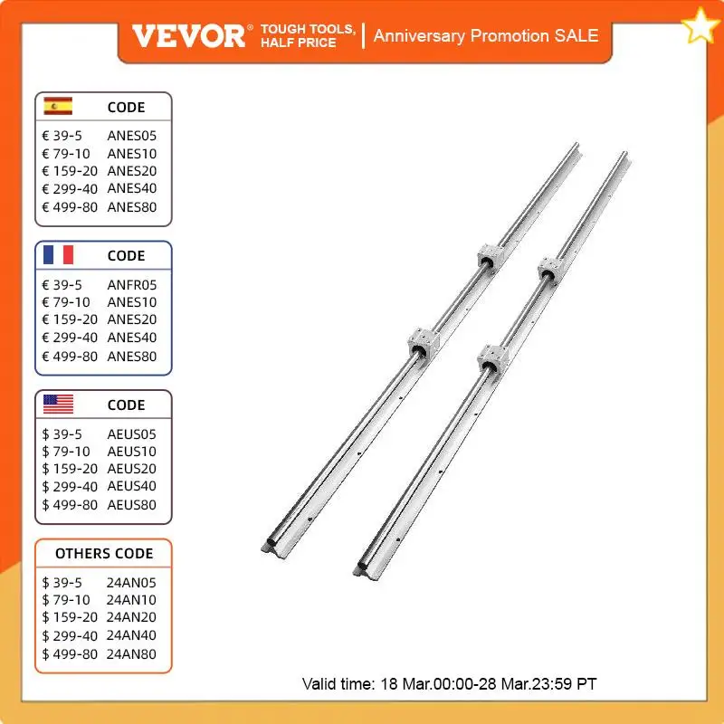 VEVOR-Linear-Guide-Rail-Set-2-PCS-1500-1800-2200-mm-SBR20-Guide-Rails-4 ...