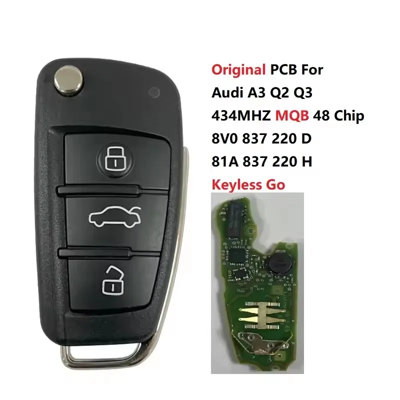 KEYECU Original OEM PCB Board OR Aftermarket Smart Remote Key Fob 3B ...