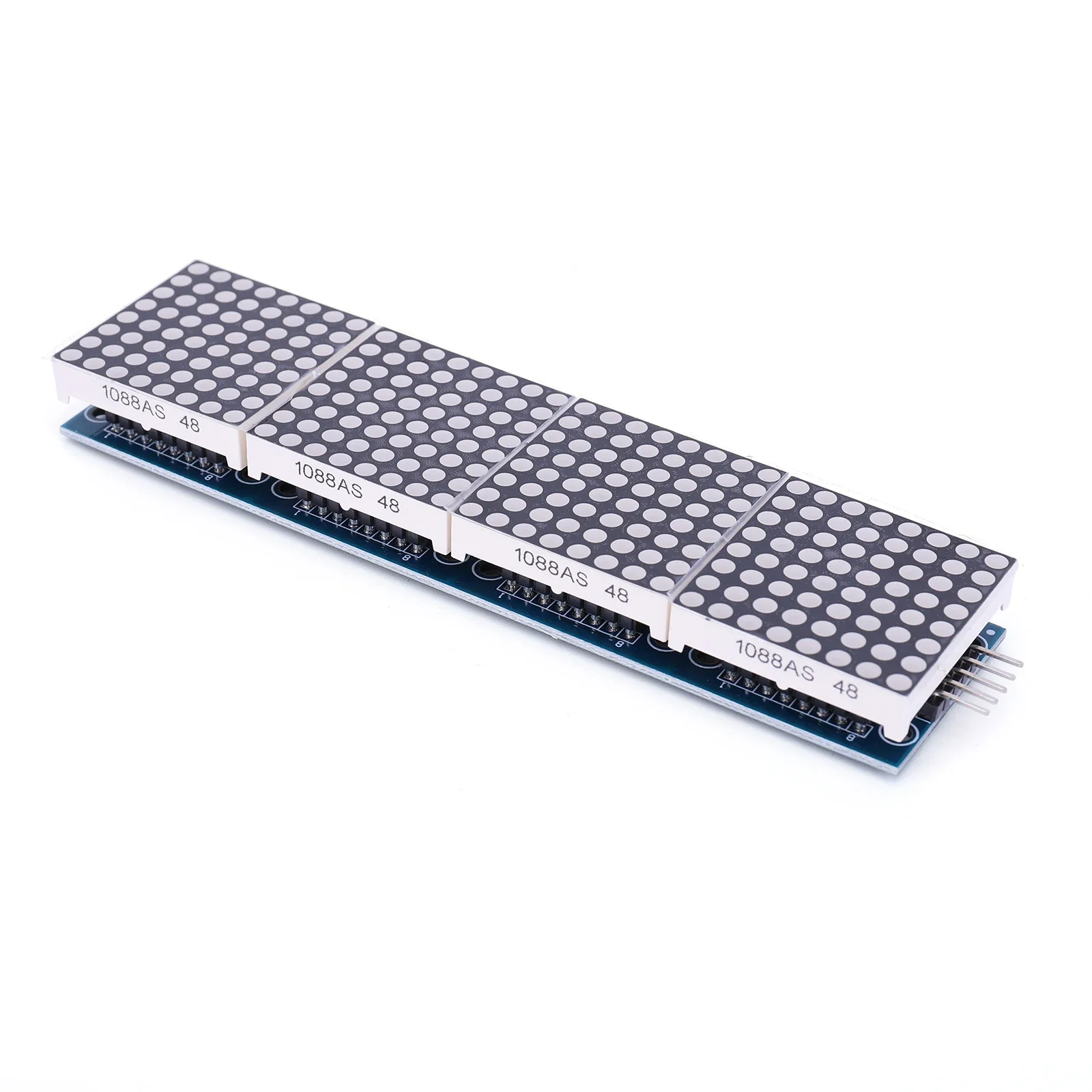 4 IN 1 Display Dot Matrix Module with 5Pin Wire MAX7219 Single-Chip ...