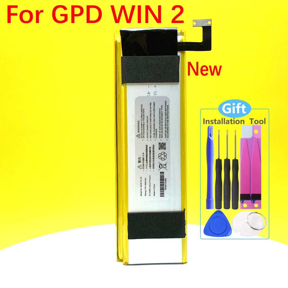 New-6438132-2S-Tablet-PC-Battery-For-GPD-WIN-2-WIN2-Handheld-Gaming ...