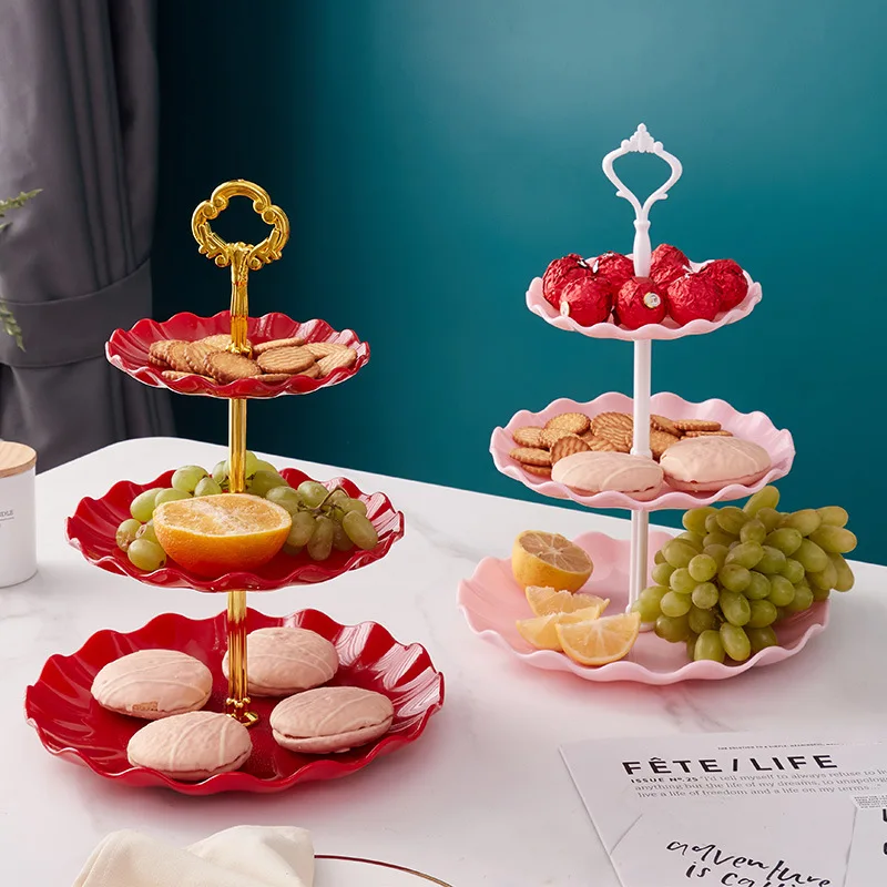 Wedding-Cake-Display-Tray-Dessert-Candy-Fruit-Tray-Self-Served-Home ...