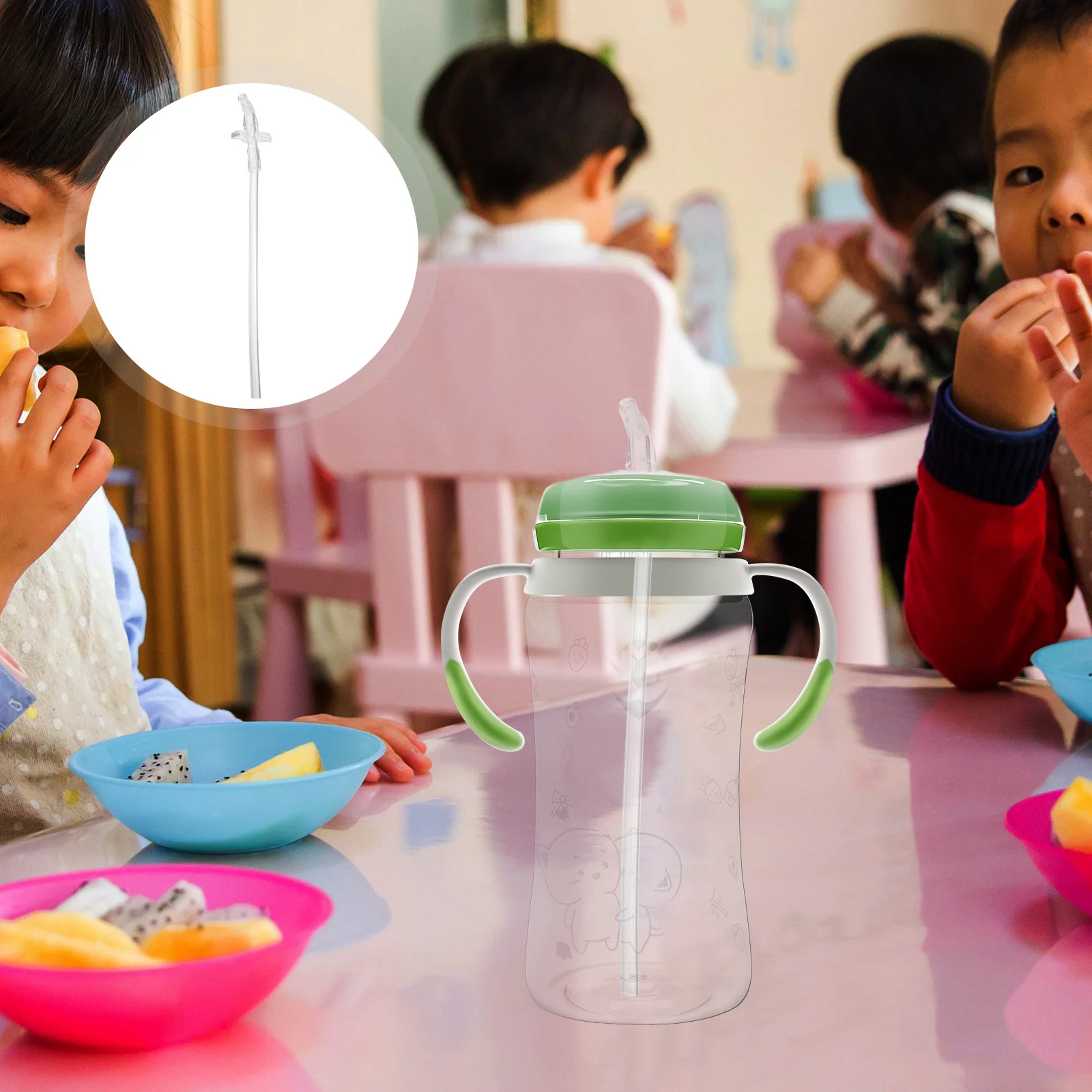 1-Set-of-Silicone-Drinking-Straws-Water-Sports-Bottle-Straw-Straws-Pot ...