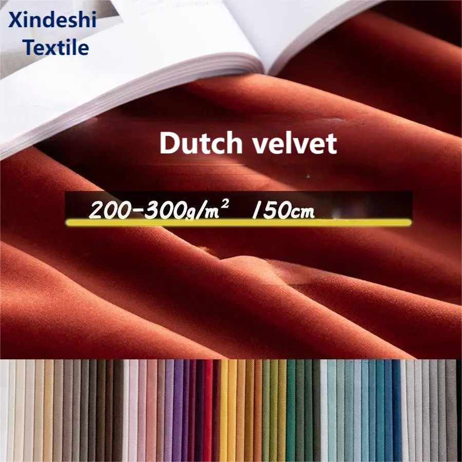 Velvet-cloth-fabric-buree-velvet-Dutch-velvet-thickened-short-plush ...