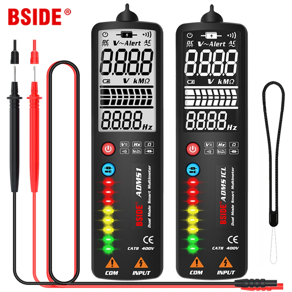 Bside Voltage Detector Tester 2.4"lcd Non Contact Live Wire Indicator ...