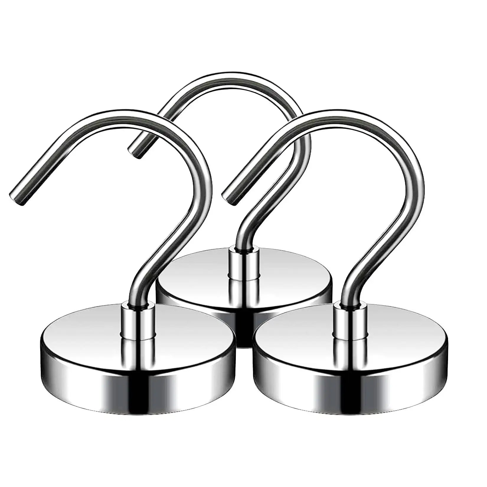 3-6-Pack-Magnetic-Hooks-60LBS-Heavy-Duty-Magnetic-Hooks-Neodymium ...