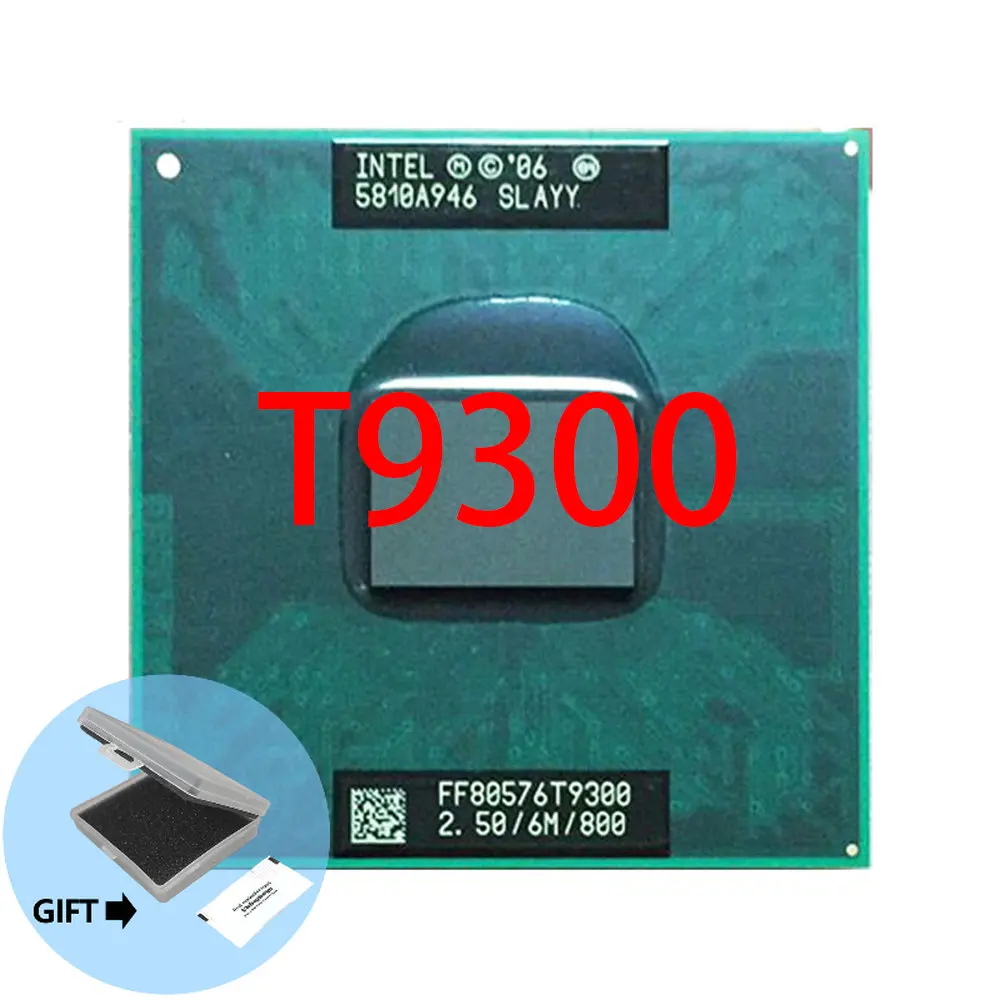 Procesador Intel Core 2 Duo T9300 SLAQG SLAYY, CPU de doble núcleo de 2 ...