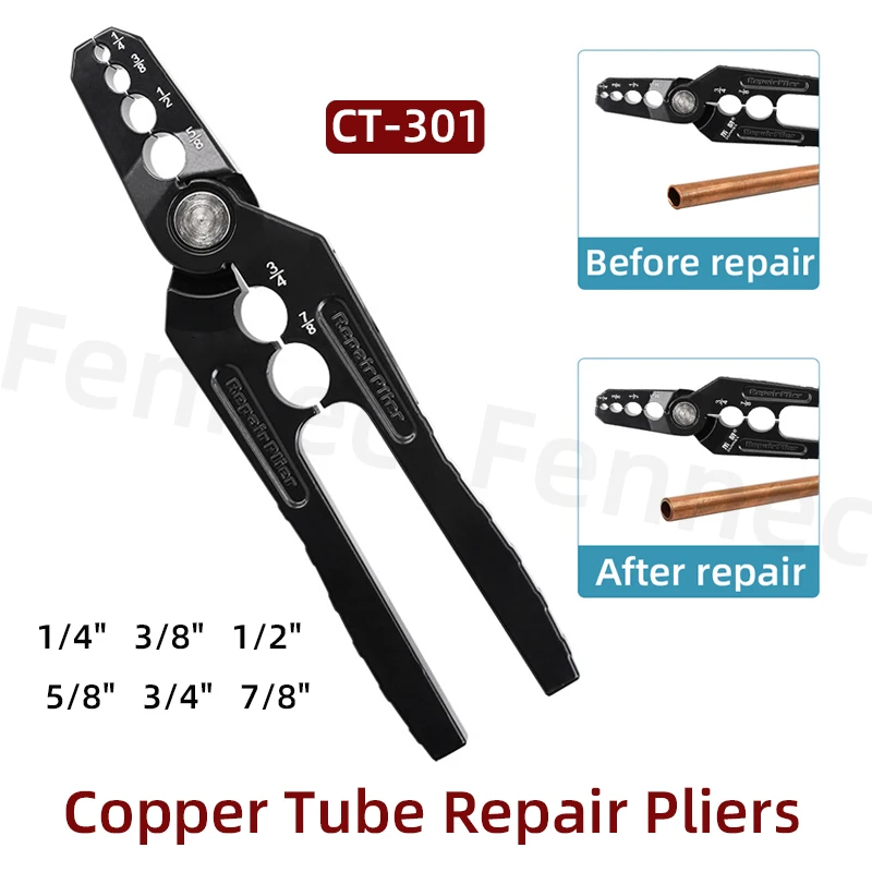 Cobre-Tubo-Repara-o-Alicadores-Round-and-Flat-Dobrado-Tubo-Repara-o ...