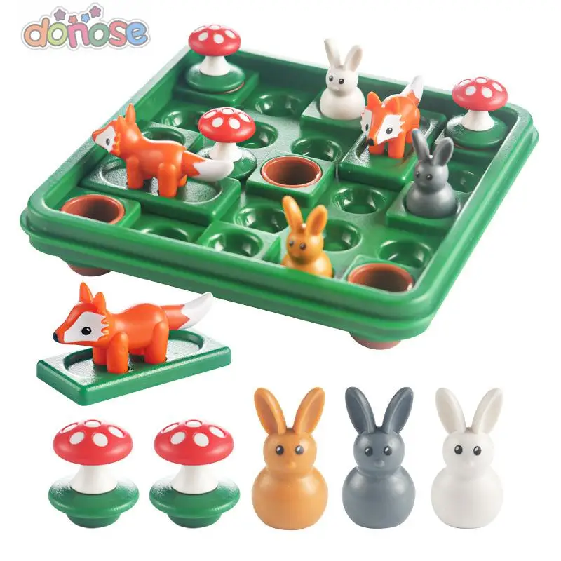 Fox-And-Rabbit-Smart-Hide-seek-Board-Games-Solution-Skill-Building ...