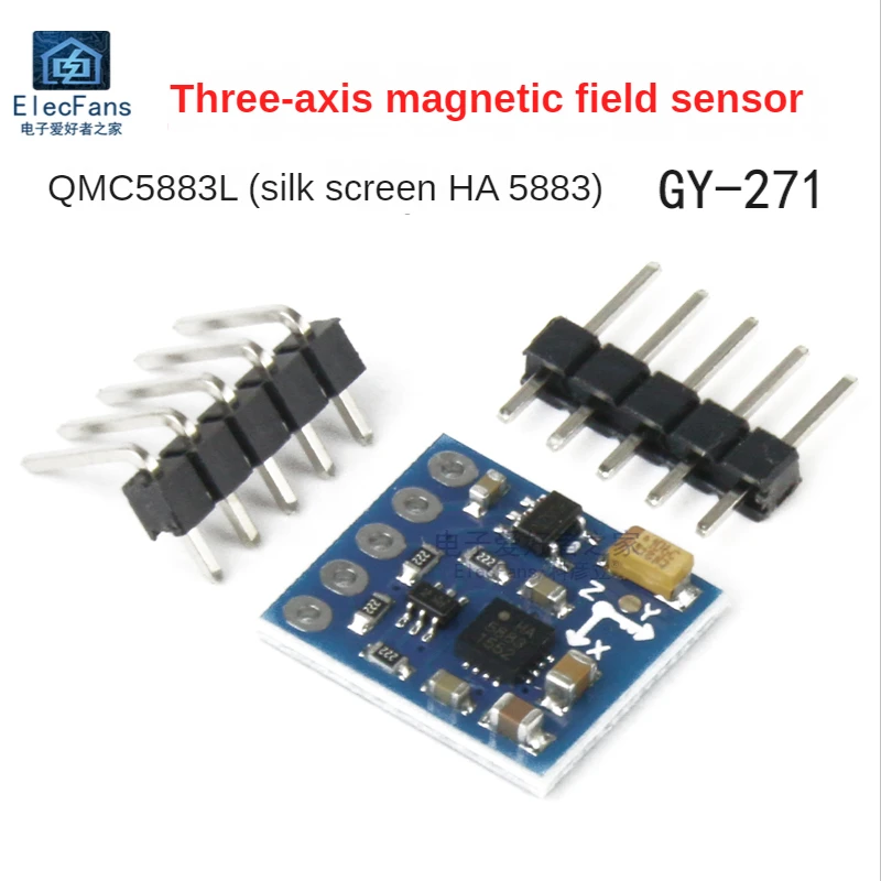 M-dulo-de-Sensor-de-campo-magn-tico-Triaxial-placa-de-br-jula-electr ...