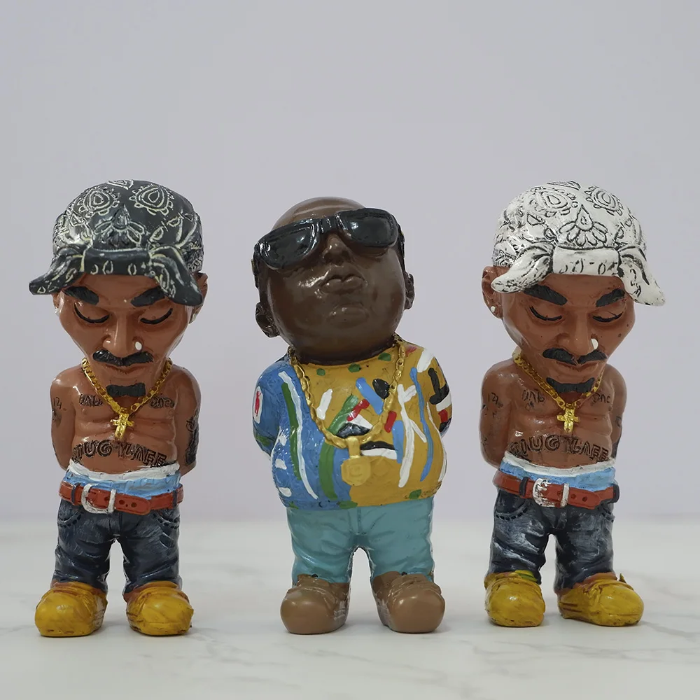 Legende Hip Hop Lustige Rapper Bro Figurine Set Für Haus Indoor Outdoor ...