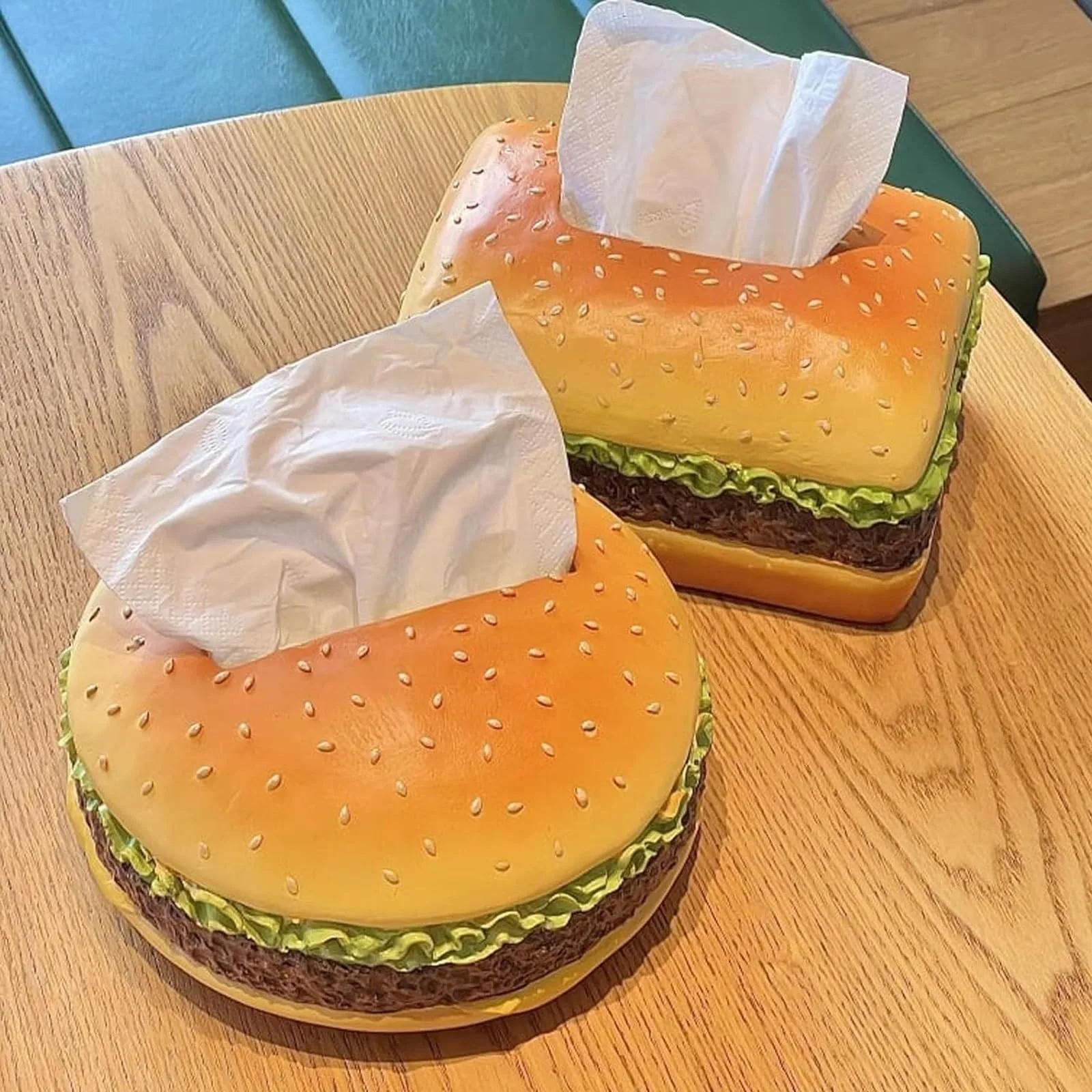 Innovative-Fun-Hamburger-Shaped-Resin-Tissue-Box-Holder-Novelty-Burger ...