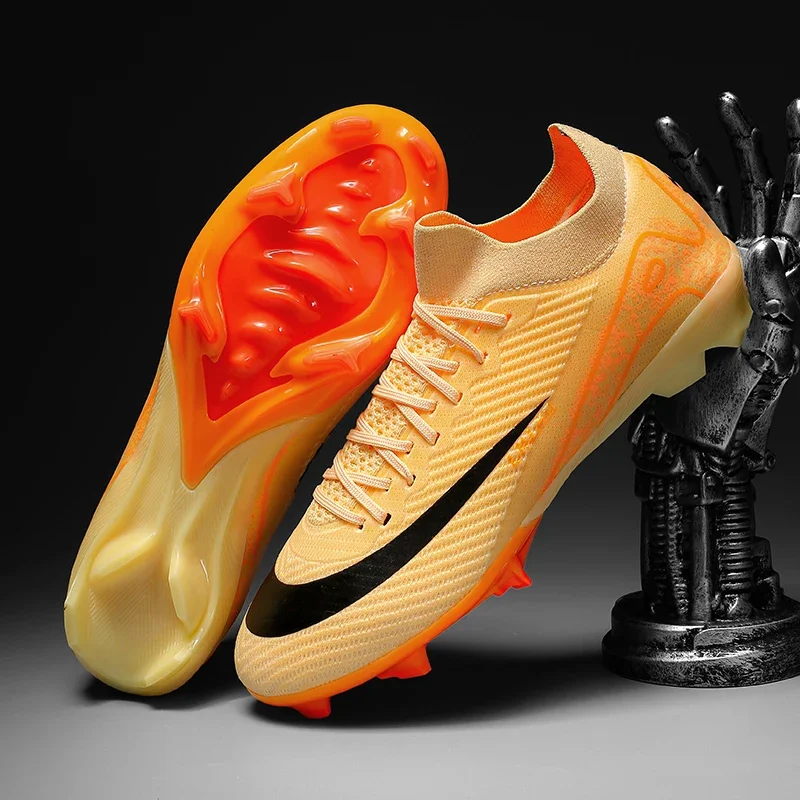 New Men's Football Boots Training FG Top Quality Sneakers Non-Slip ...